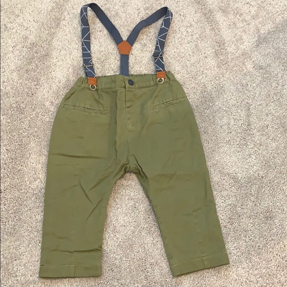 Zara | Bottoms | Zara Trousers With Suspenders | Poshmark